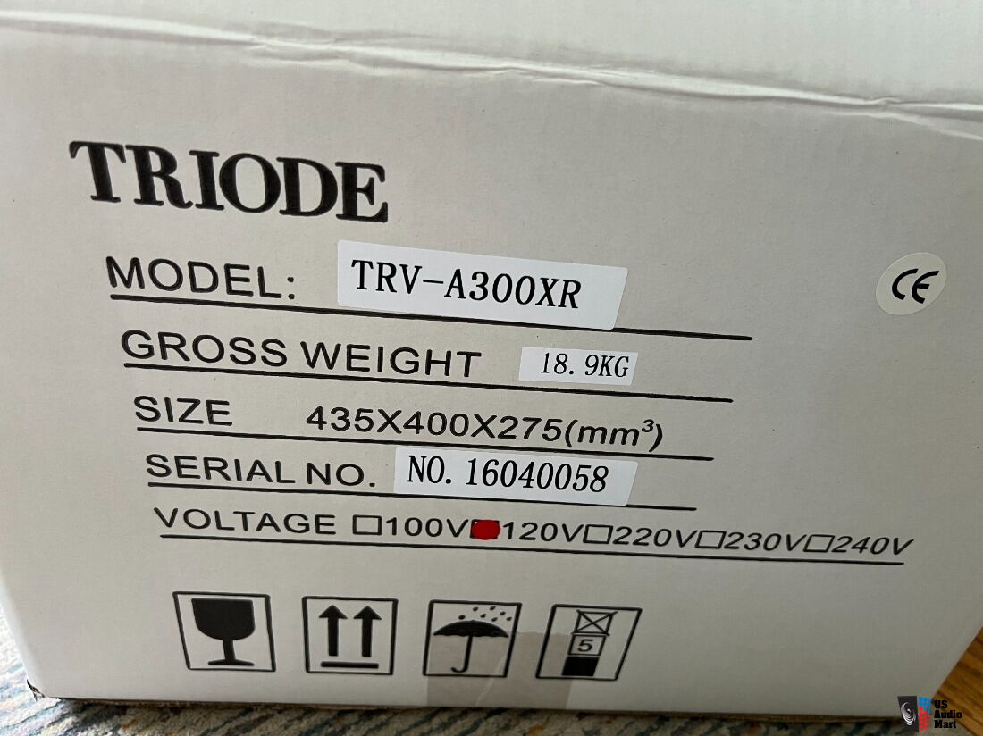 Triode TRV-A300XR vacuum tube integrated amplifier (US version-120V ...