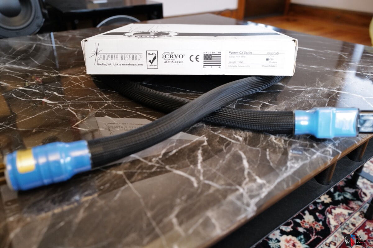 Shunyata Power Snakes: PYTHON CX Photo #5019617 - US Audio Mart