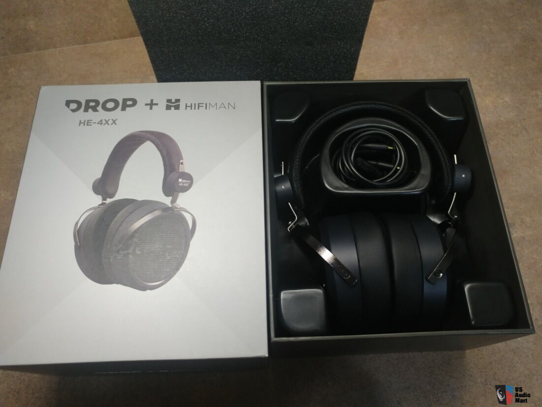 Drop + Hifiman HE4XX Planar Magnetic Over-Ear Open-Back Headphones ...