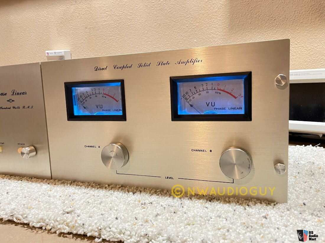 Vintage Carver Phase Linear 700 Power Amplifier - "PROTOTYPE" SERIAL ...