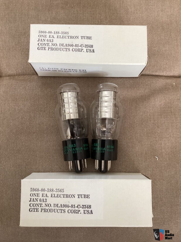 Sylvania OA3 NOS/NIB Voltage Regulator Tubes For Sale - US Audio Mart