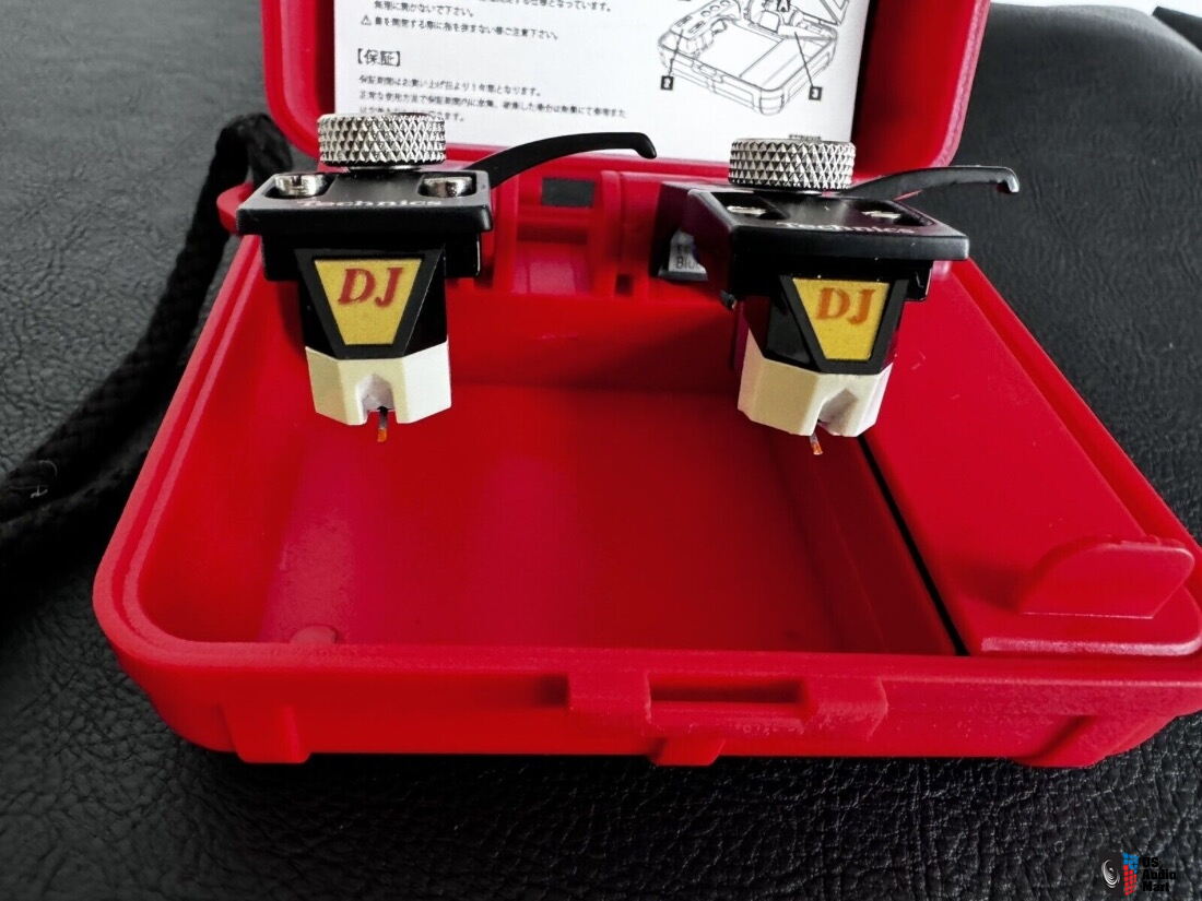 Technics EPC-U1200 DJ cartridge Pair - Technics Headshells - Red Stokyo ...