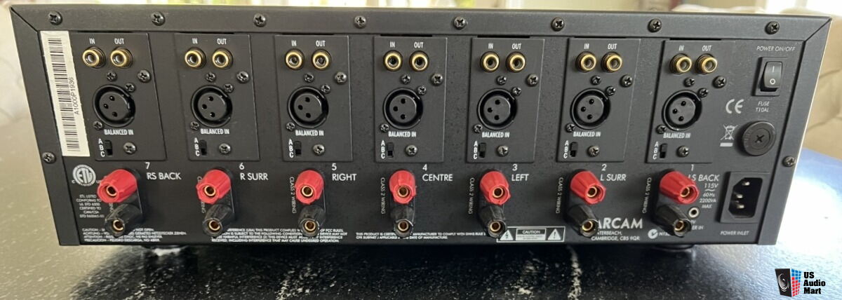ARCAM P1000 7 Channel Power Amp - Black Photo #5031008 - US Audio Mart