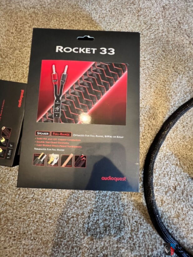 Audioquest Rocket 33 8ft. Banana's Photo #5031988 - US Audio Mart