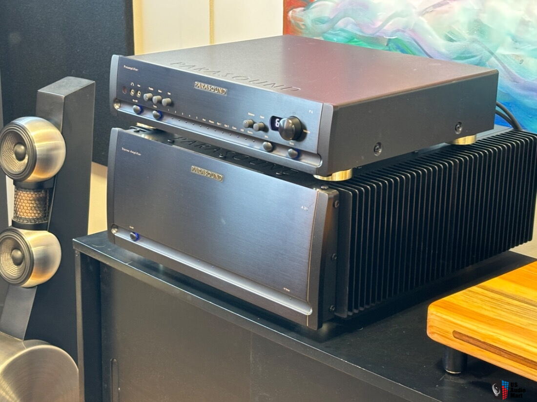 Parasound, Halo A21 Power Amp & Halo P6 Preamp - Nuclear Power Plant!!