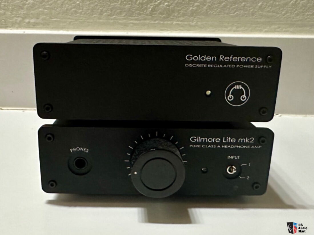 HeadAmp Gilmore Lite Mk2 Class-A Headphone Amplifier with Golden ...