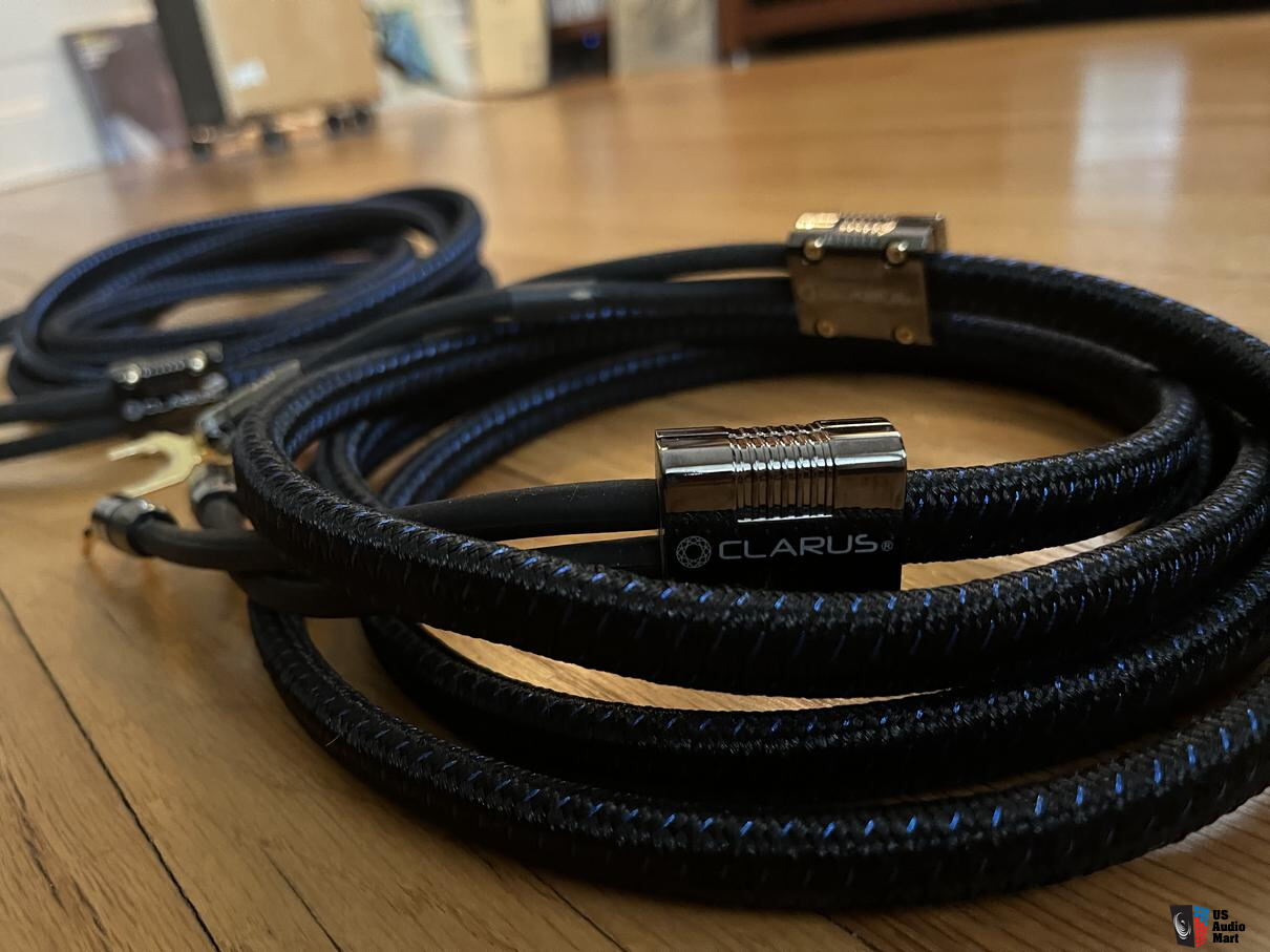 Clarus Aqua Mk II Speaker Cables - 3m - spade to spade Photo #5034725 ...