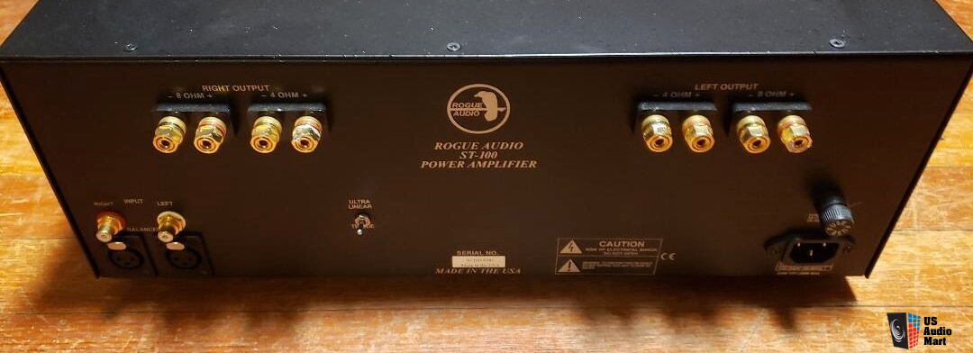 Rogue Stereo 100 Amplifier with option for 8 new KT120 power tubes ...