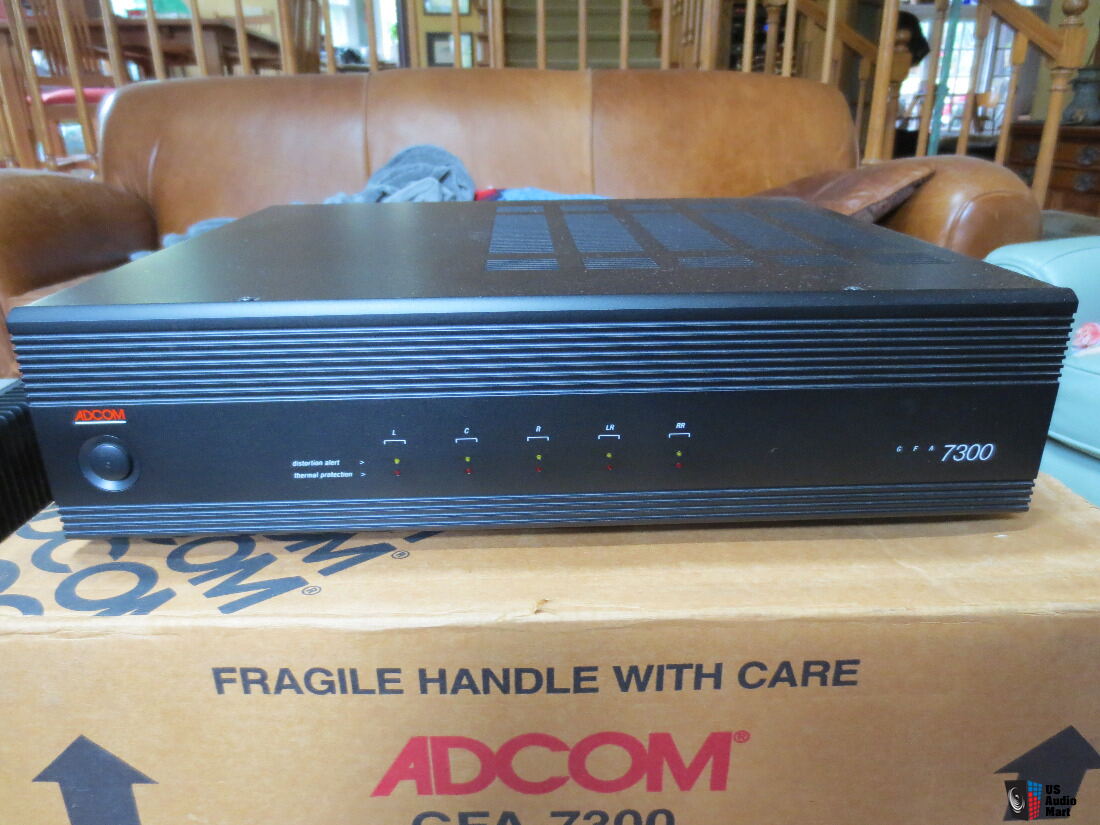 Adcom GFA-7300 5 channel amp Orig box and manual