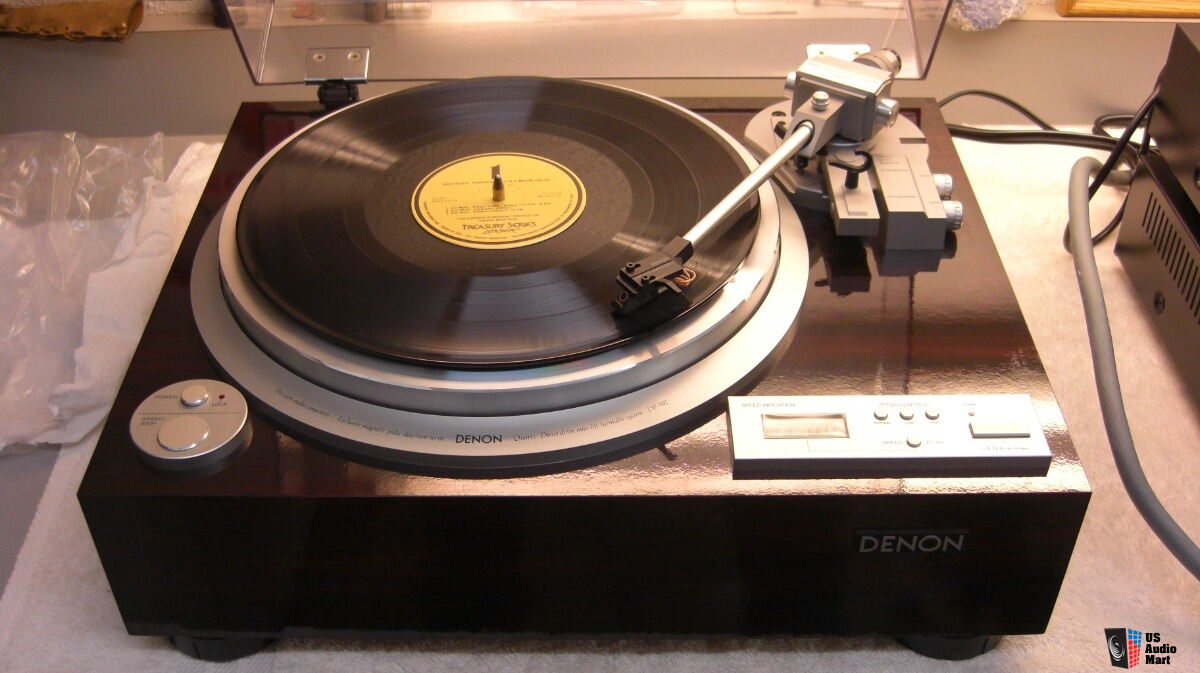 Used Denon DP-59L Turntable w/ Goldring G1042 MM Phono Cartridge Photo ...