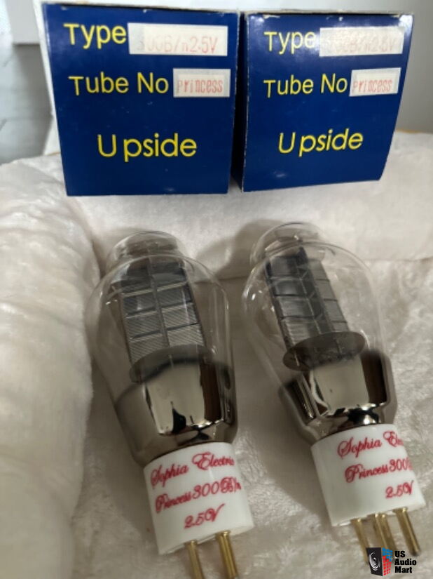 NOS Matched Pair Sophia Electric 300b/n2.5v Princess Ceramic Base ...