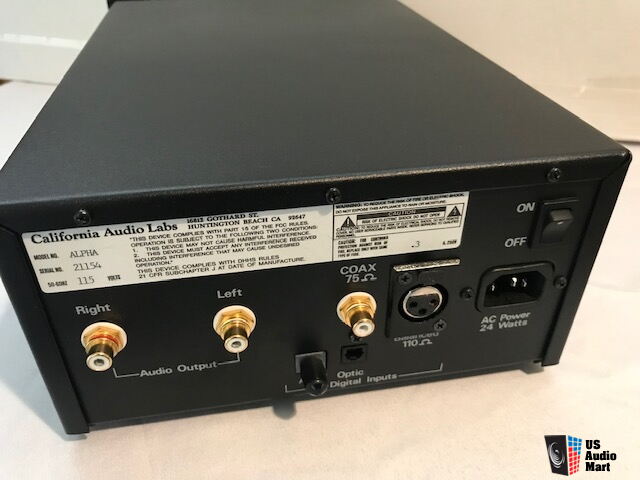California Audio Labs ALPHA Tube DAC Photo #5040784 - US Audio Mart