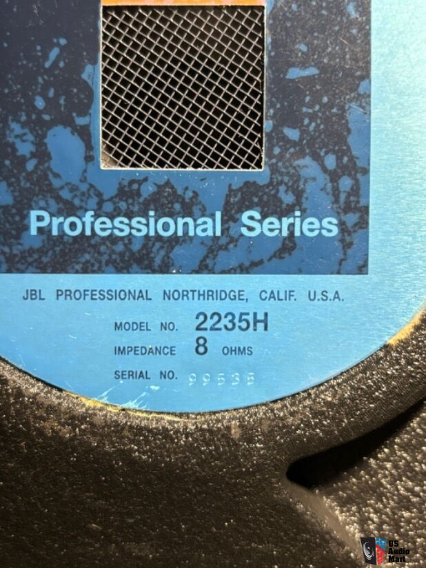 Pair of JBL 2235H 15" woofer drivers NEW! Photo #5042641 - US Audio Mart