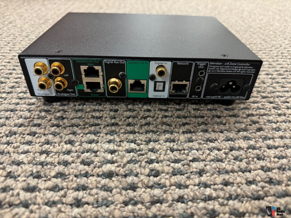 Meridian 218 streamer/DAC, ROON endpoint, MQA enabled, $1,500 MSRP ...