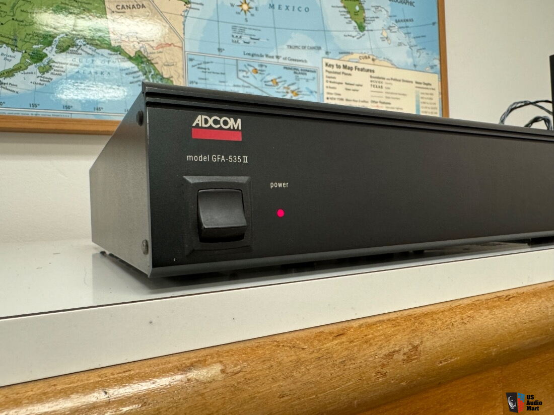 Adcom GFA-535II stereo power amplifier, a classic amp at an ultra low price