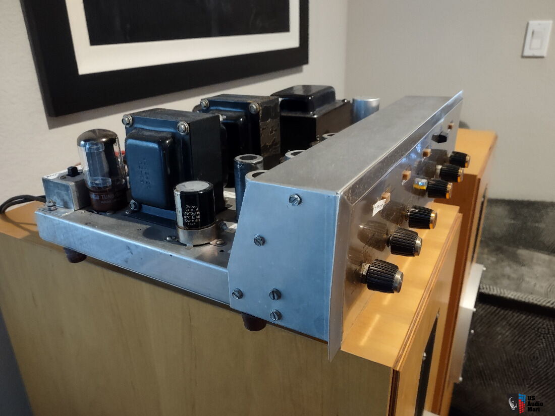 Custom Sam Kim 6L6 based ultralinear integrated amplifier with ...