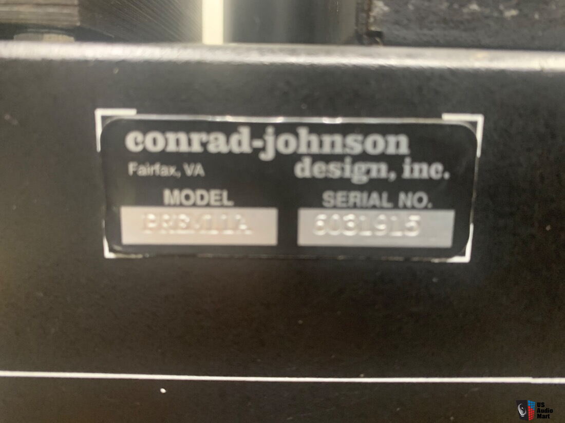 Conrad Johnson Eleven Amplifier, PV-12 Preamplifier Photo #5043568 - US ...