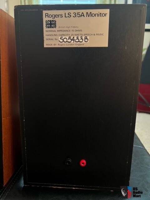 Rogers Swisstone Original LS 3/5a from original owner (rare)