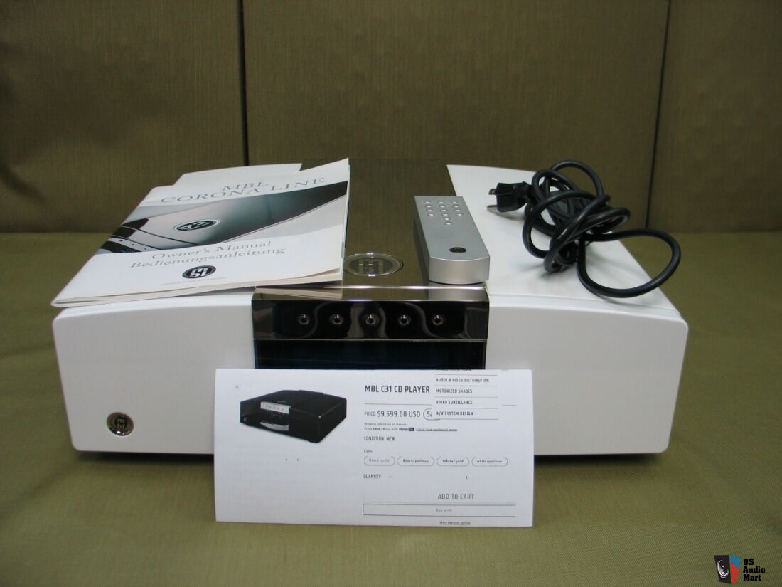MBL Corona Line C31 CD Player ( Original Manual & Remote ) Photo ...