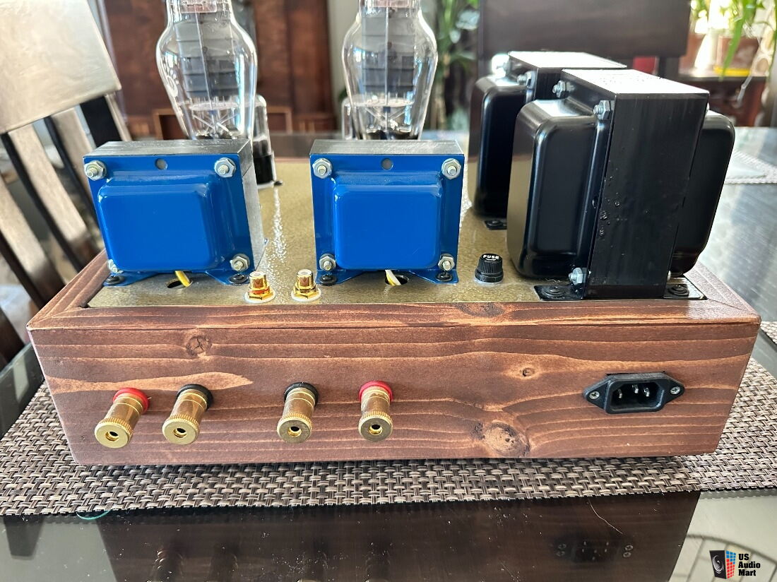 300B SE Stereo Tube Singled Ended Amplifier Edcor Trans 5U4 6SN7 300B ...