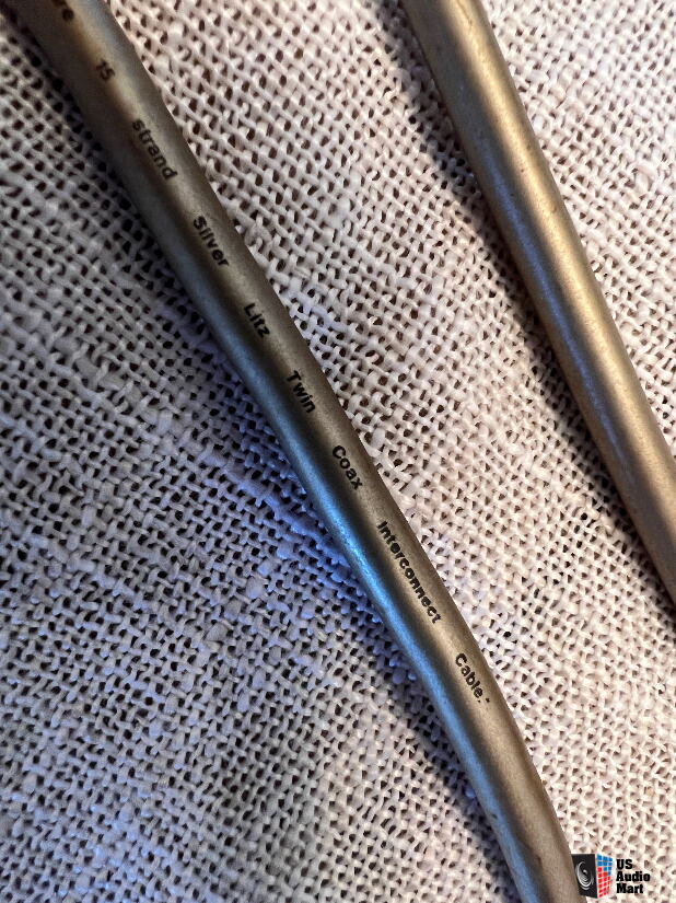 Audio Note AN-V silver strand coax interconnect cable Photo #5047613 ...