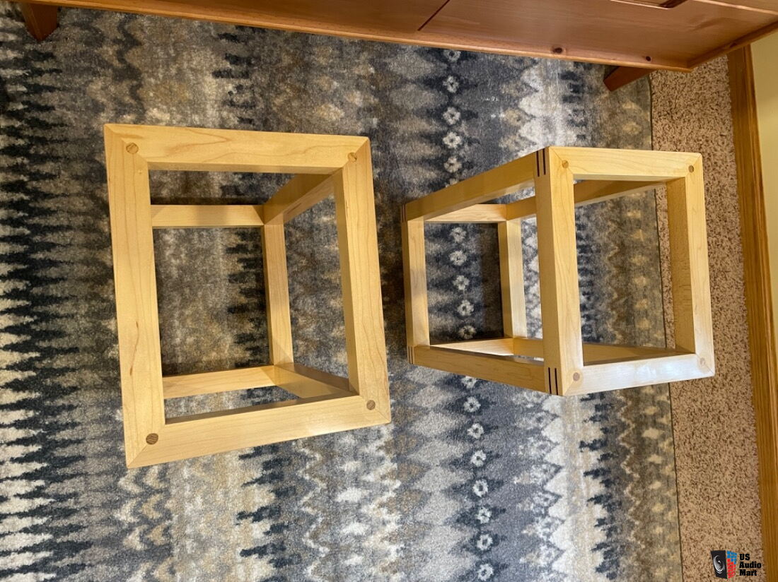 Custom Heirloom-quality Solid Maple Speaker Stands Photo #5049196 - US ...