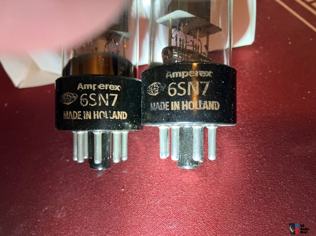 1 pair of RARE Amperex 6SN7s Holland For Sale - Canuck Audio Mart