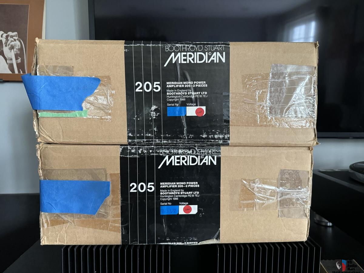Meridian 205 100W - Mono block (1 Pair) Stereo Power Amplifiers Photo ...
