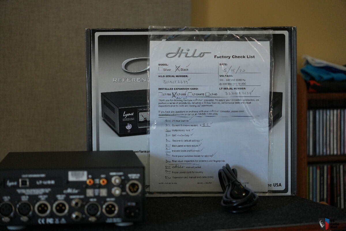 Lynx Hilo USB AD/DA Converter Photo #5054103 - US Audio Mart