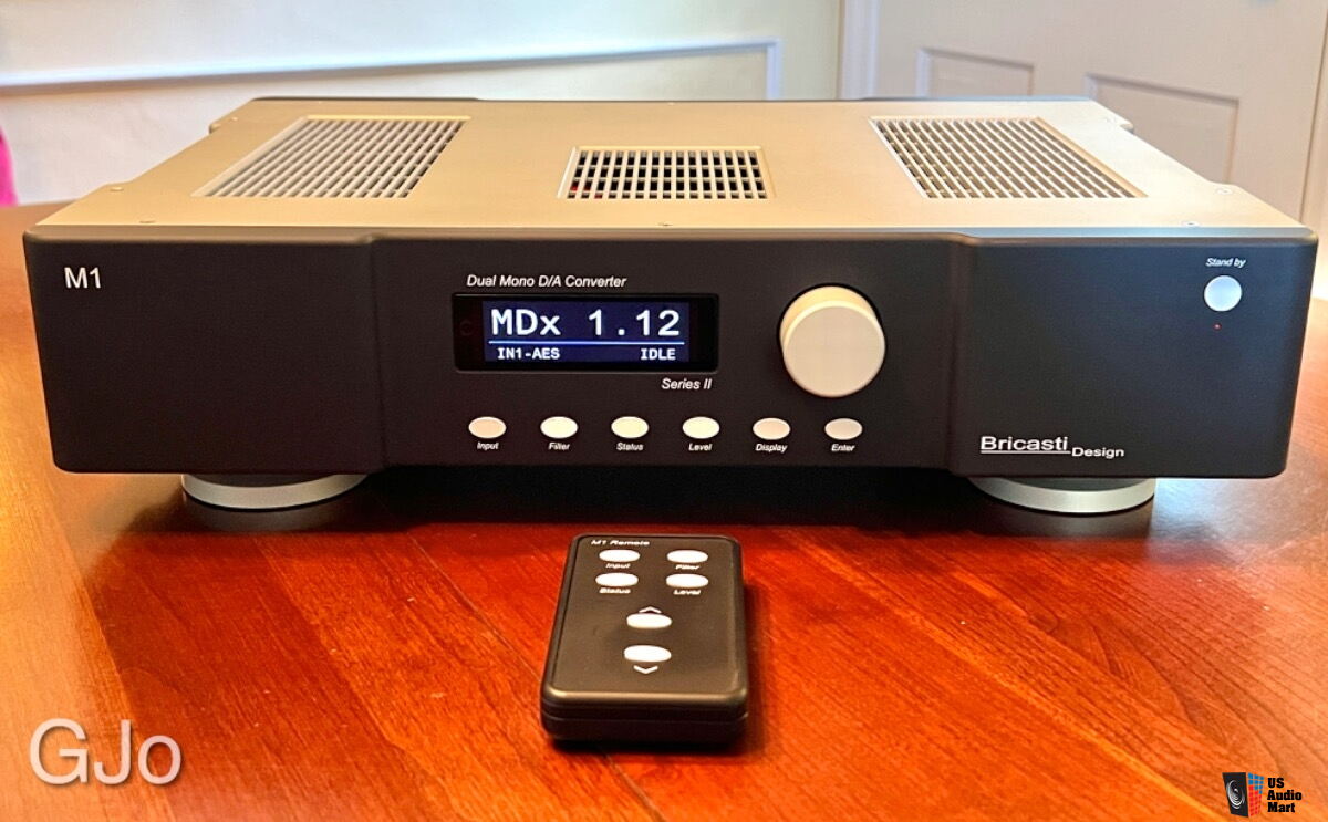 Bricasti M1 Series II Dual Mono DAC with LAN + TFT Color Display