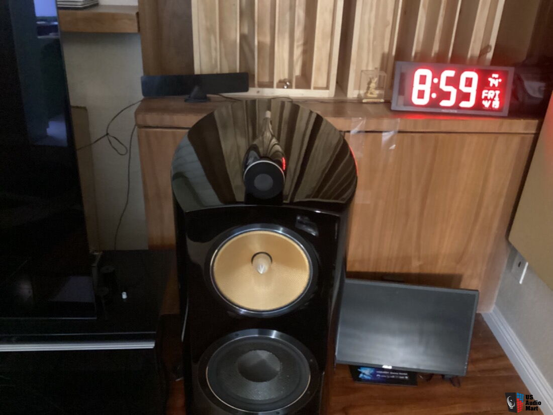 B&W Bowers & wilkins 803 Diamond II speakers in high gloss black. What ...