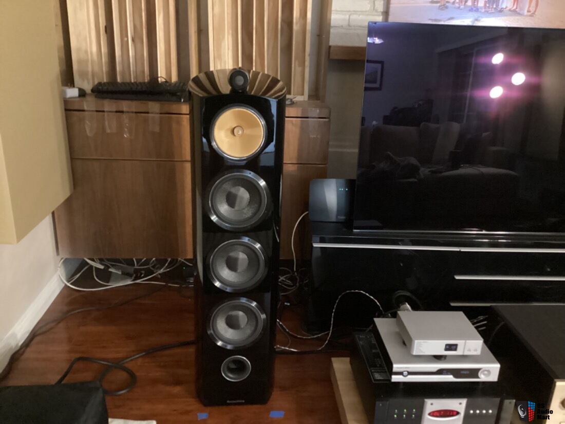 B&W Bowers & wilkins 803 Diamond II speakers in high gloss black. What ...