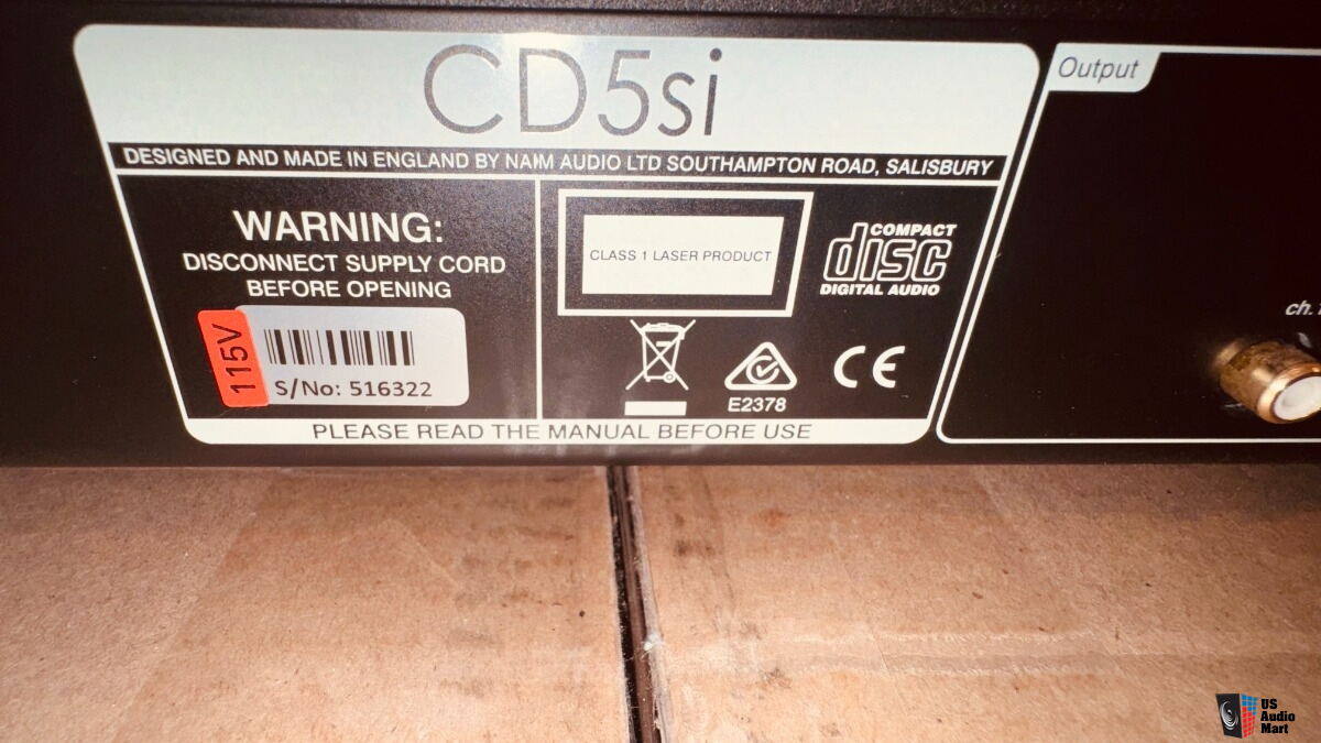 Naim CD5si: LIKE NEW Photo #5059702 - US Audio Mart