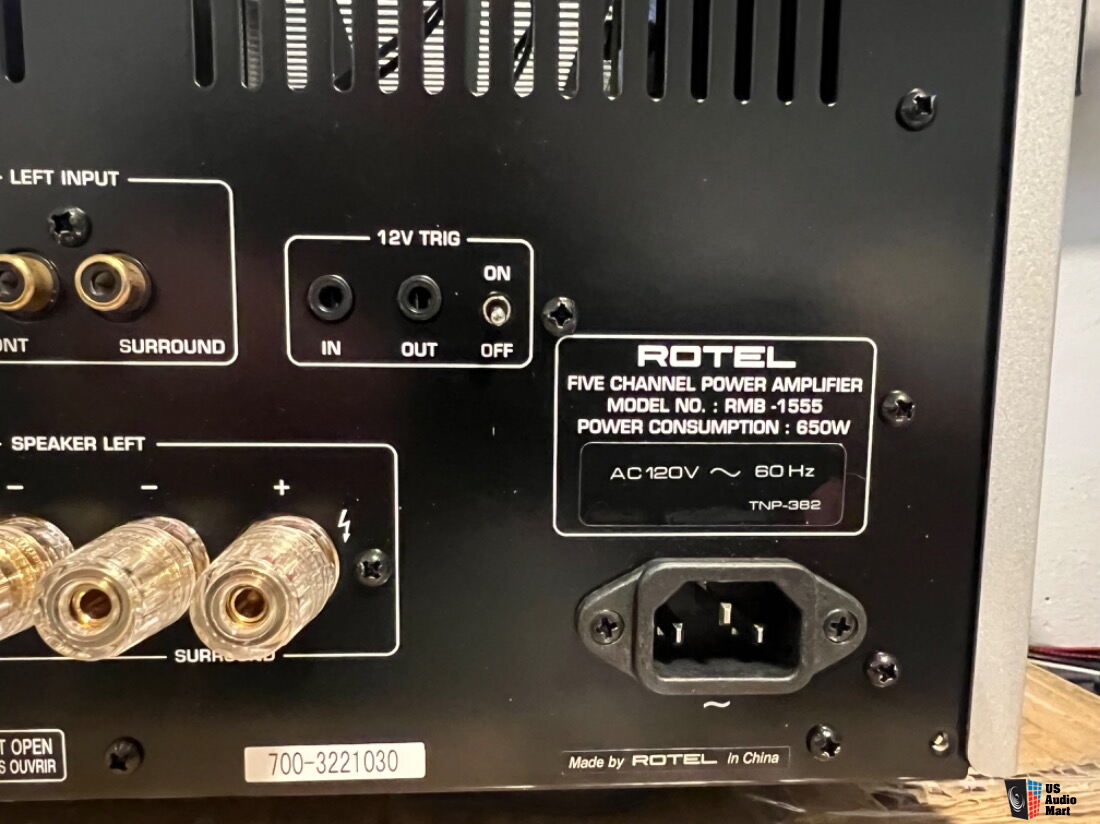 Rotel RMB-1555 - 5 Channel Amp in Silver...55% OFF Photo #4955971 - US ...