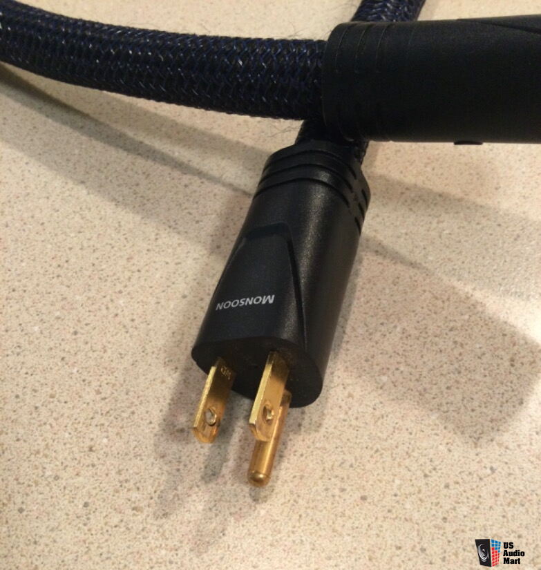Audioquest Monsoon Power Cable w/ Original Box 1m Excellent Condition
