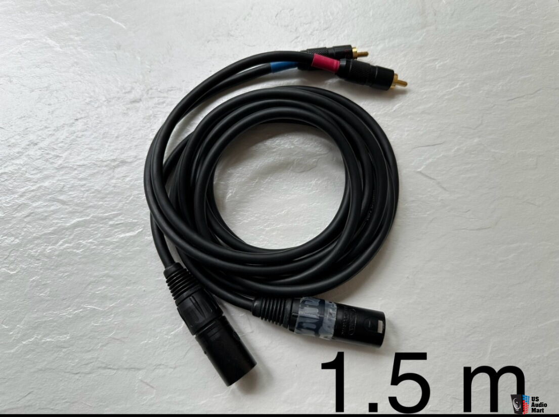 Joseph Grado Signature UltraWide Bandwidth unbal male to bal male 3 pin ...