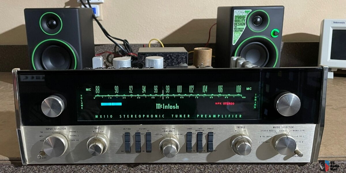 Vintage McIntosh MX-110Z Tube Tuner and Pre-Amp SERVICED! Photo ...