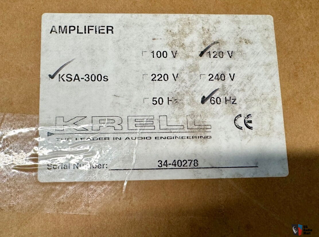 Krell KSA-300S *Serviced **Price Reduced Again! Photo #5070254 - US ...