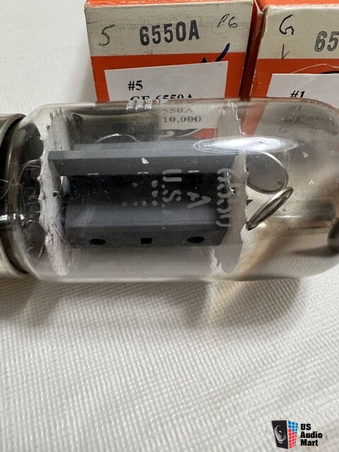 Old Stock General Electric 6550A tubes