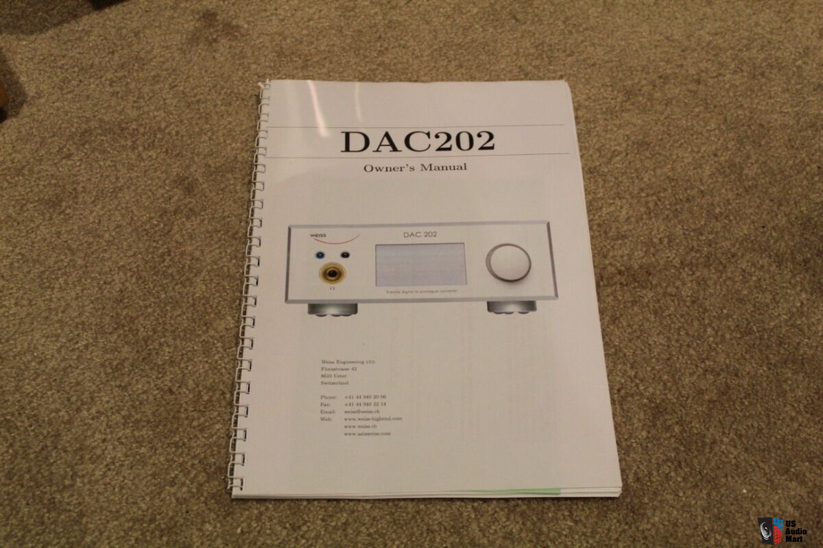 Weiss Engineering DAC 202 Photo #5072960 - US Audio Mart