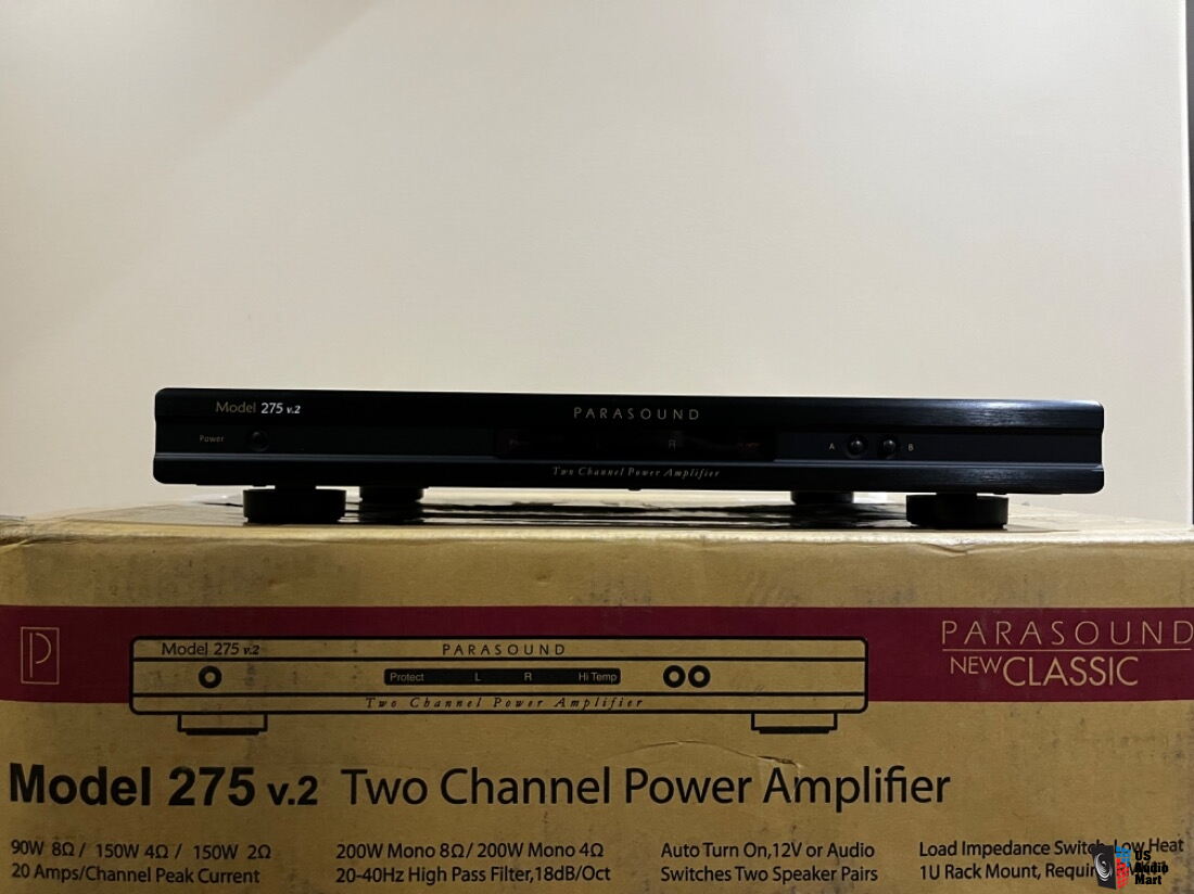 Parasound NewClassic 275 v.2 Two Channel Power Amplifier Photo #5073186 ...