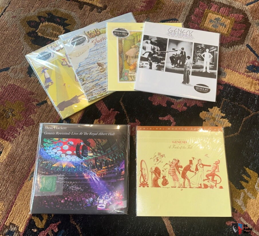 Group Of Four Classic Records Genesis LPs Plus Two Bonuses - Rare 33 ...
