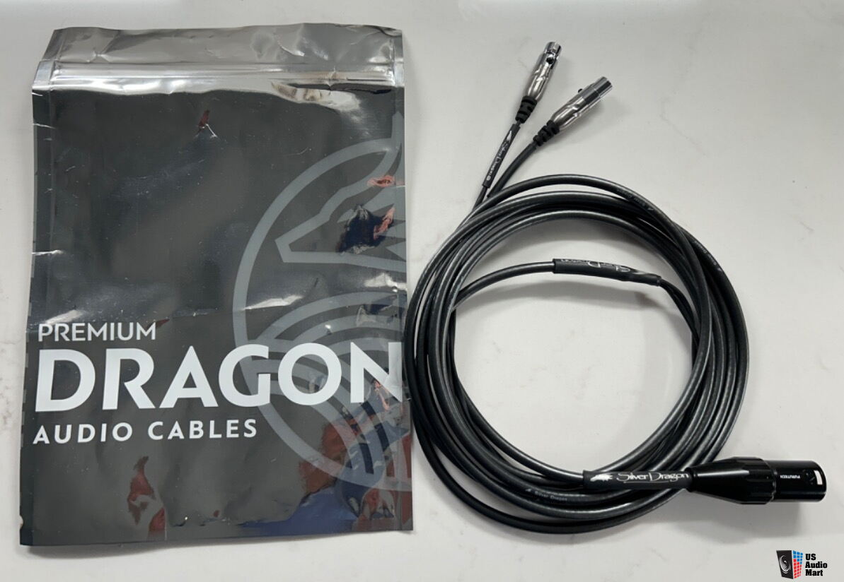 Moon Audio Silver Dragon Cable 10' XLR for Abyss 1266 For Sale - US ...