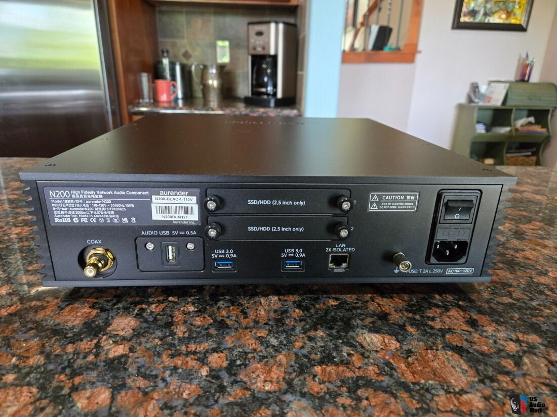 Aurender N200, black, one owner, mint condition, double boxed, free ...