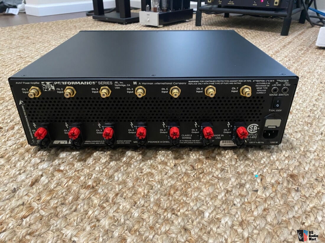 JBL AVA-7 PERFORMANCE SERIES 7-Channel Amplifier Photo #5078502 - US ...