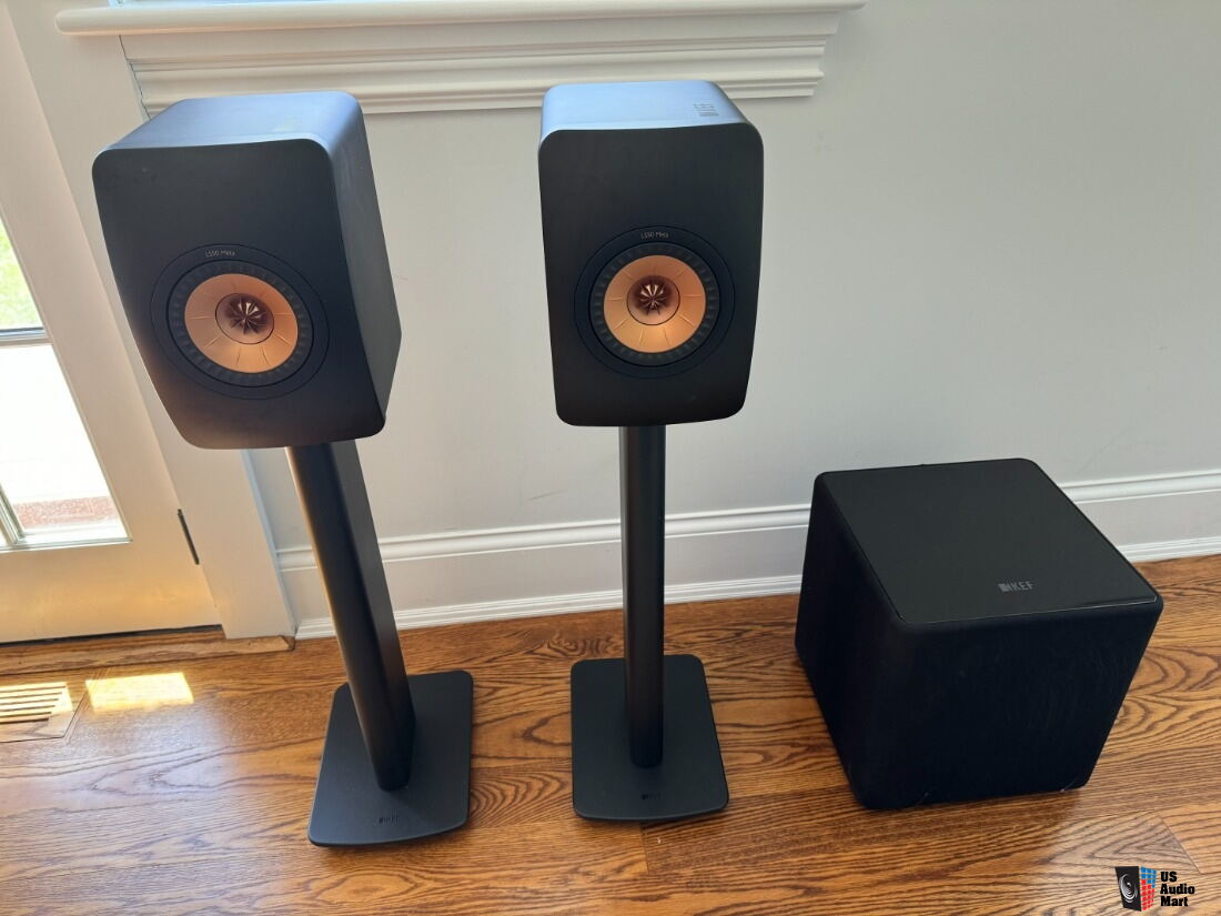 KEF LS50 Metas with Matching K2 Stands