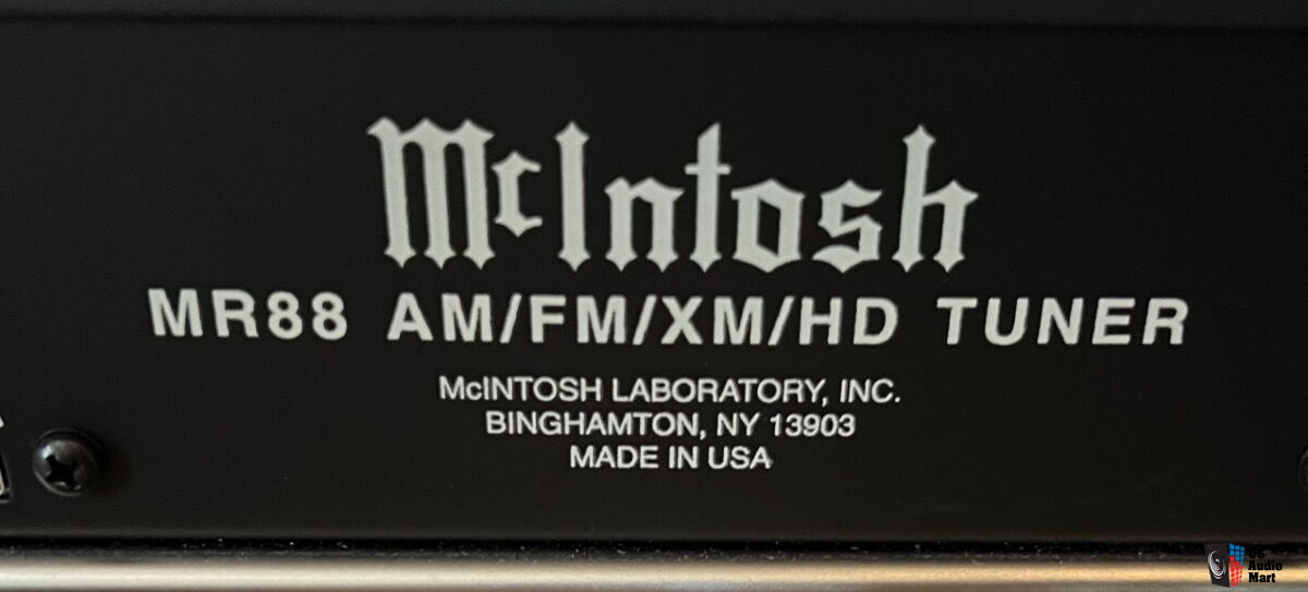 McIntosh MR88 AM/FM/XM/HD Tuner Photo #5079459 - US Audio Mart