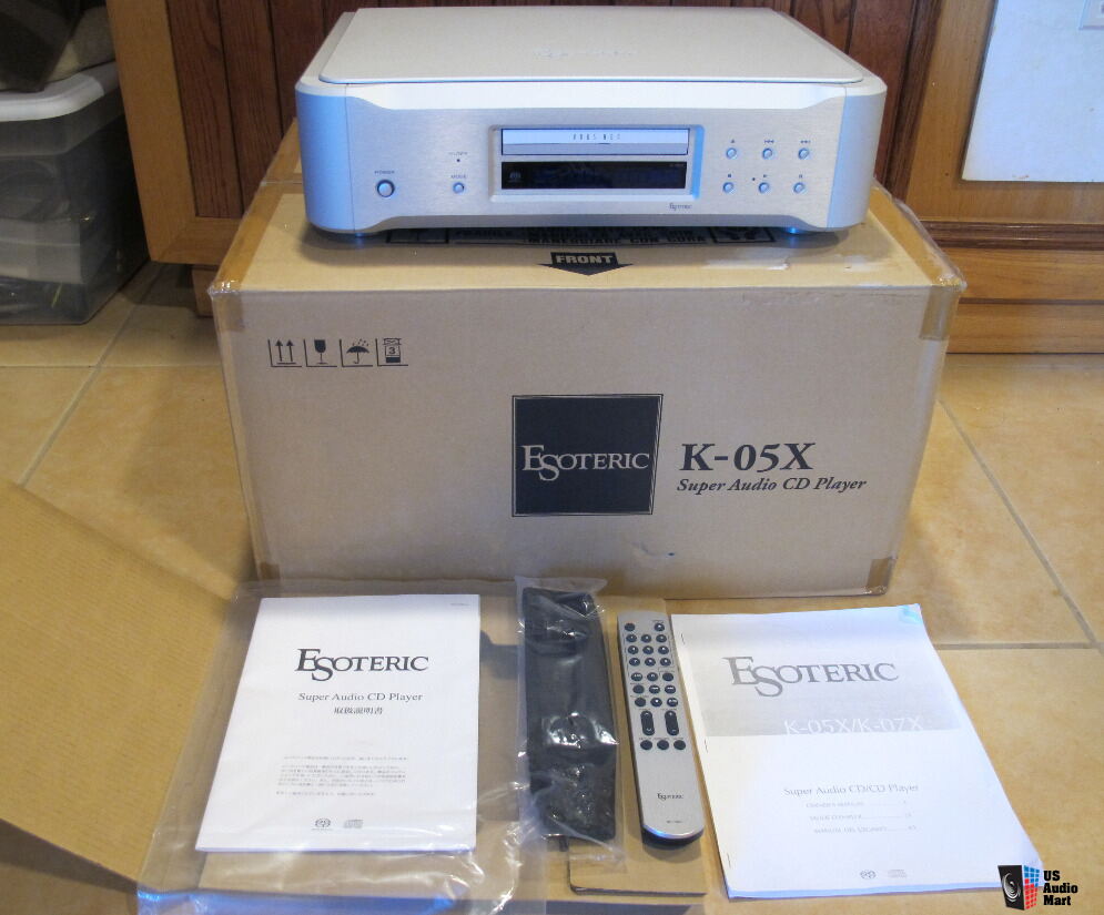 Esoteric K-05X SACD/CD Player 100v Japanese unit with TGK step-down ...