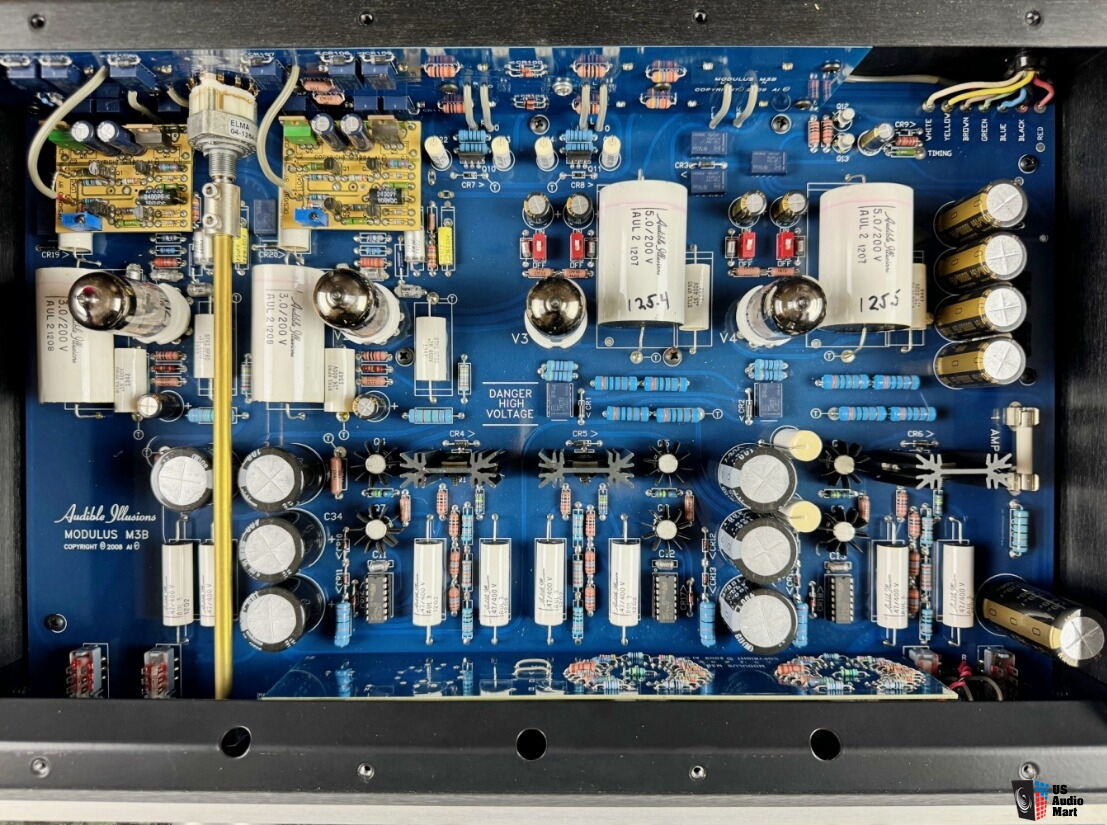 Audible Illusions Modulus 3B Stereo Tube Hybrid Preamplifier, MC Phono ...