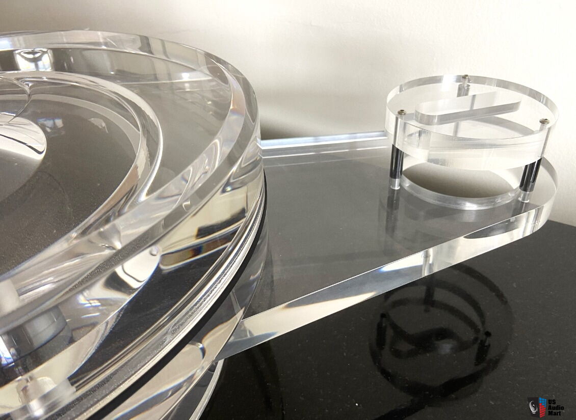 Scheu Premier Mk II, 80mm platter clear polished STUNNING